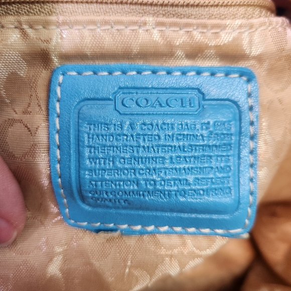 Coach | Bags | Coach Leatherware Multicolor Purse Handbag Medium Sized ...